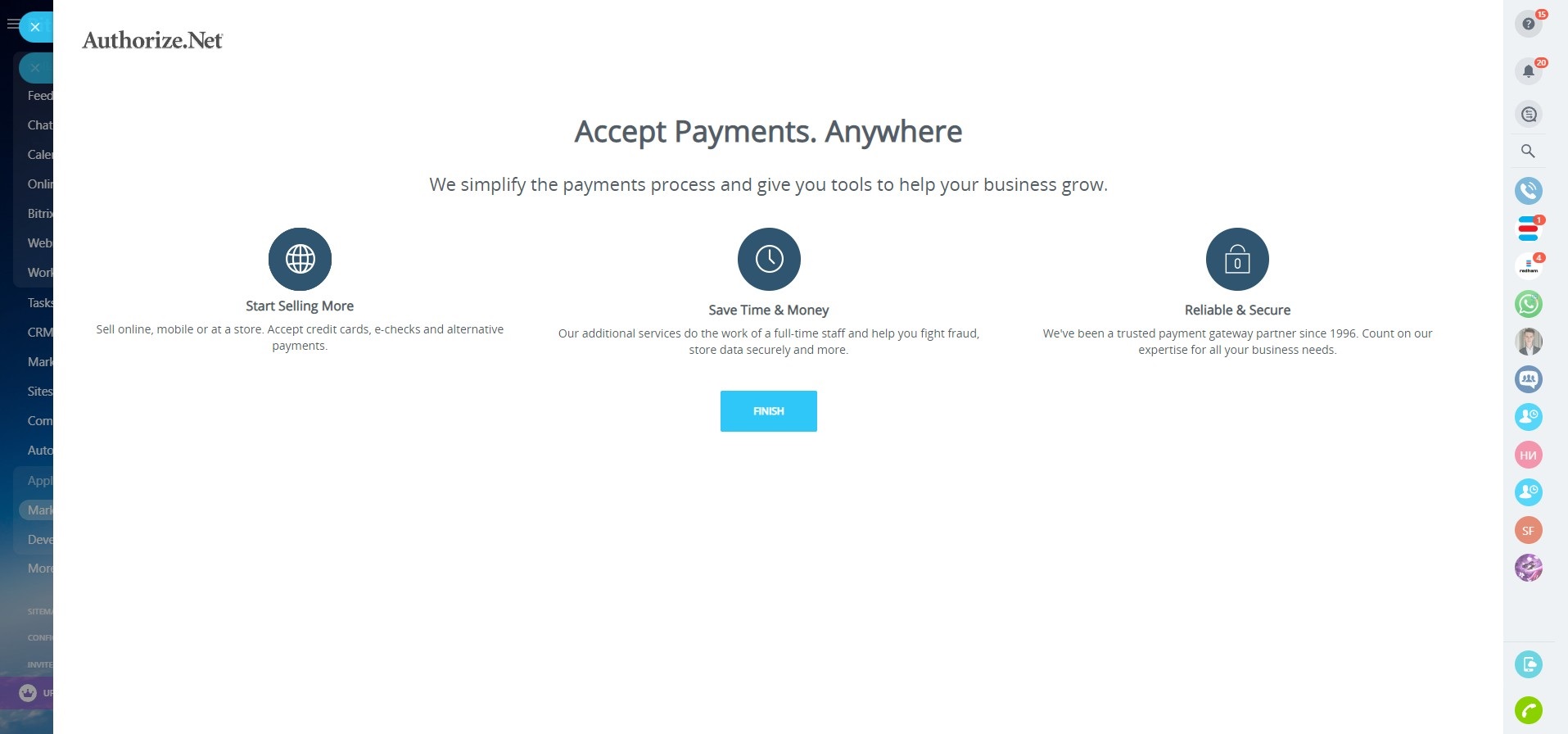 Authorize.net Integration